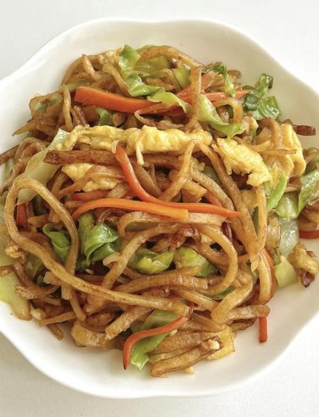 豆芽炒饼丝怎么做_豆芽炒饼丝家常做法-第2张图片-山城妙识