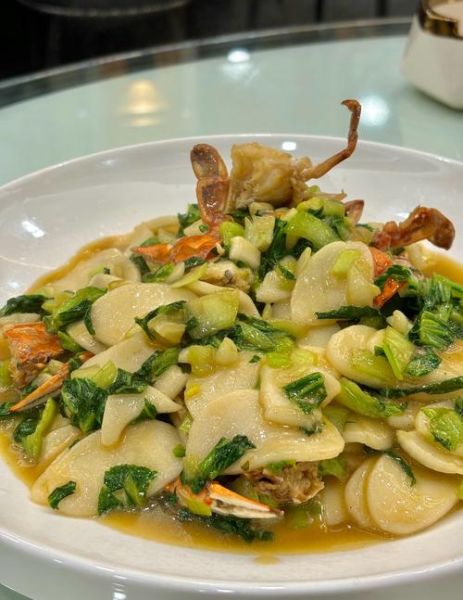 白蟹炒年糕怎么做_白蟹炒年糕的家常做法-第1张图片-山城妙识