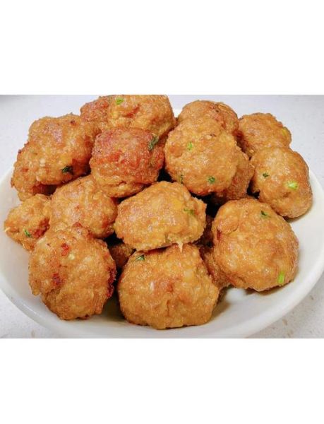 家常猪肉丸子怎么做_猪肉丸子嫩滑不柴的秘诀-第3张图片-山城妙识