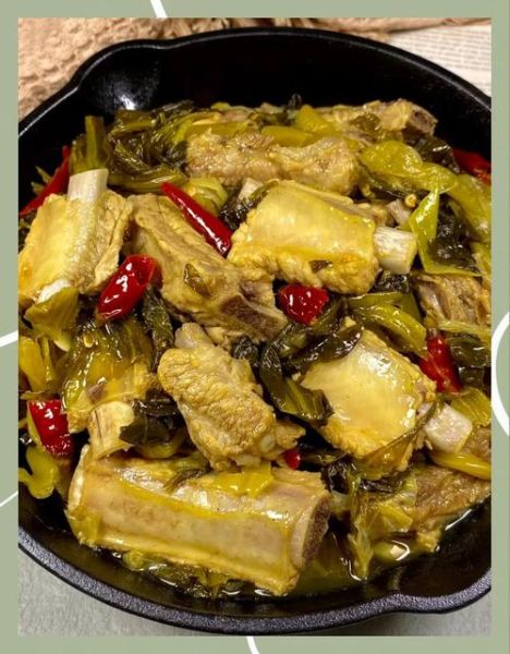 酸菜炖排骨的家常做法_酸菜炖排骨怎么做才好吃-第1张图片-山城妙识 酸菜炖排骨的家常做法_酸菜炖排骨怎么做才好吃-第1张图片-山城妙识