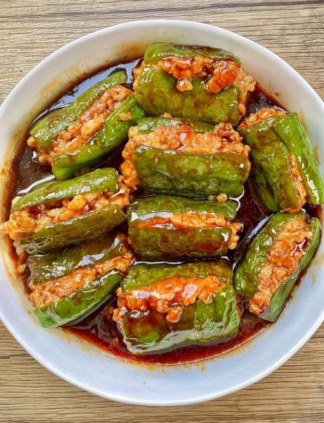 肉馅虎皮尖椒怎么做_虎皮尖椒肉馅怎么调-第1张图片-山城妙识 肉馅虎皮尖椒怎么做_虎皮尖椒肉馅怎么调-第1张图片-山城妙识