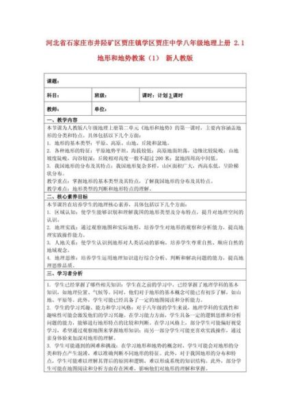 八年级上地理教案怎么写_如何设计高效课堂-第1张图片-山城妙识 八年级上地理教案怎么写_如何设计高效课堂-第1张图片-山城妙识