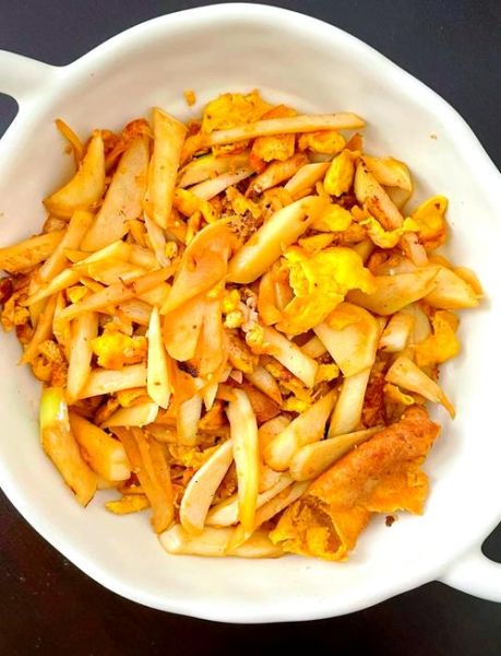 茭白炒鸡蛋怎么炒才脆嫩_茭白炒鸡蛋要不要焯水-第1张图片-山城妙识