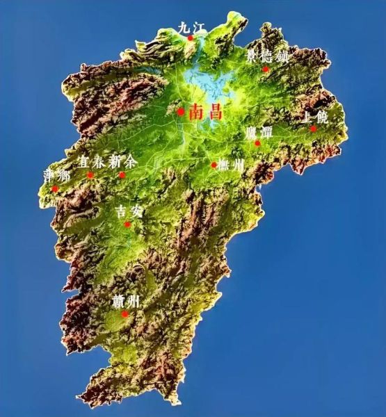 江西有哪些地理特点_江西地形地貌分布图-第2张图片-山城妙识 江西有哪些地理特点_江西地形地貌分布图-第2张图片-山城妙识