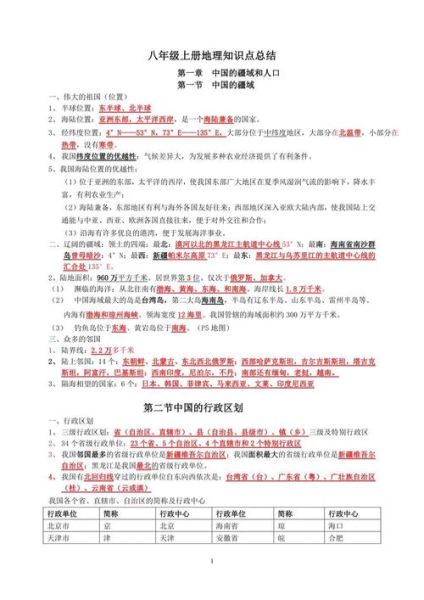 初二地理怎么学_地理重点知识归纳-第1张图片-山城妙识 初二地理怎么学_地理重点知识归纳-第1张图片-山城妙识