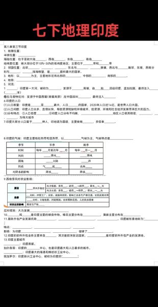 七年级下册地理知识点总结_如何高效记忆-第3张图片-山城妙识 七年级下册地理知识点总结_如何高效记忆-第3张图片-山城妙识