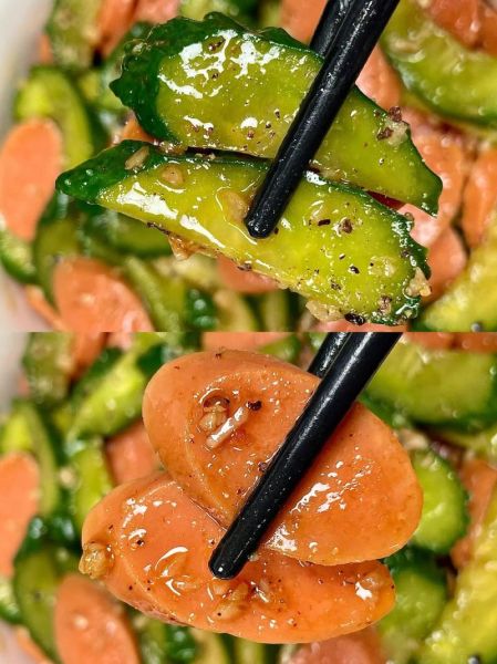 黄瓜烧火腿肠怎么做_黄瓜火腿肠怎么炒才脆嫩-第1张图片-山城妙识