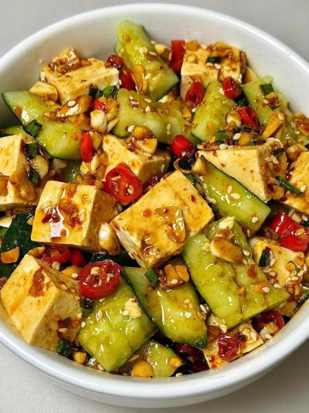 凉拌豆腐怎么做才好吃_凉拌豆腐的家常做法-第2张图片-山城妙识 凉拌豆腐怎么做才好吃_凉拌豆腐的家常做法-第2张图片-山城妙识