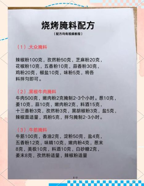 烧烤配料怎么选_烧烤需要哪些调料-第1张图片-山城妙识 烧烤配料怎么选_烧烤需要哪些调料-第1张图片-山城妙识