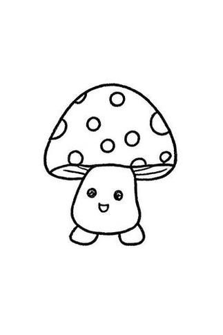 香菇简笔画怎么画_香菇图片简笔画教程-第2张图片-山城妙识 香菇简笔画怎么画_香菇图片简笔画教程-第2张图片-山城妙识