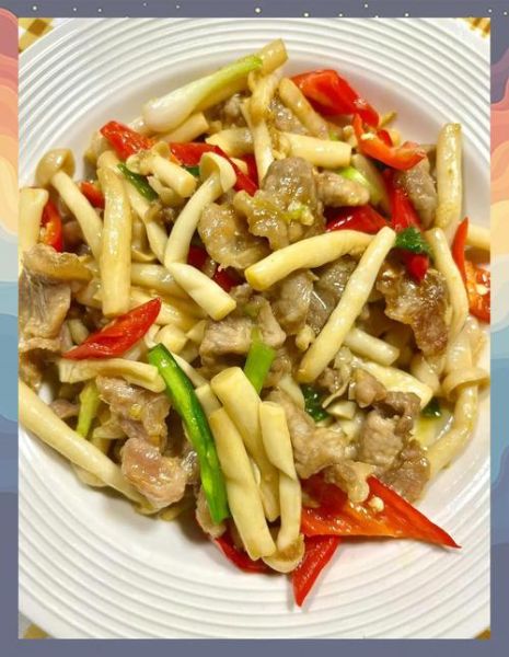 鲜蘑肉片怎么炒好吃_鲜蘑肉片的做法大全-第1张图片-山城妙识 鲜蘑肉片怎么炒好吃_鲜蘑肉片的做法大全-第1张图片-山城妙识