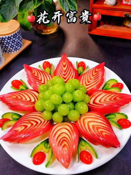 苹果水果拼盘怎么摆好看_苹果拼盘简单做法-第3张图片-山城妙识