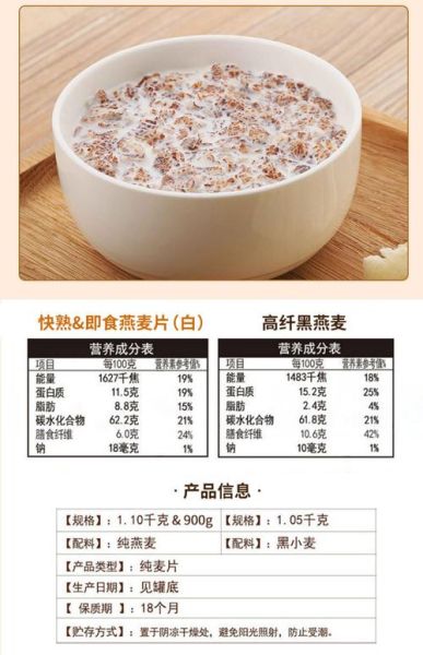 黑燕麦片好还是白燕麦片好_哪个更适合减肥-第1张图片-山城妙识 黑燕麦片好还是白燕麦片好_哪个更适合减肥-第1张图片-山城妙识