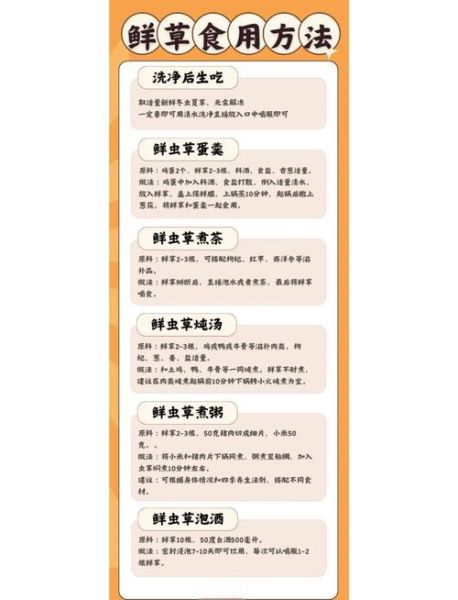 鲜虫草怎么吃最好_鲜虫草最佳食用方法-第3张图片-山城妙识 鲜虫草怎么吃最好_鲜虫草最佳食用方法-第3张图片-山城妙识