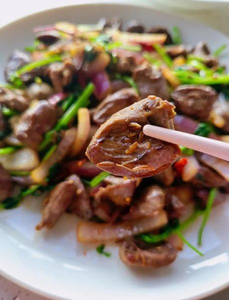 孜然鸡心怎么做好吃_孜然鸡心的做法教程-第1张图片-山城妙识