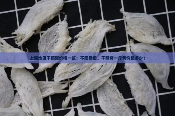 燕窝多少钱一斤正常_正宗燕窝价格区间-第3张图片-山城妙识