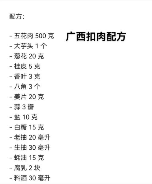 扣肉配料有哪些_扣肉做法视频详细步骤-第1张图片-山城妙识 扣肉配料有哪些_扣肉做法视频详细步骤-第1张图片-山城妙识