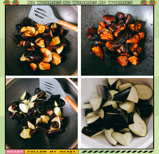 红烧茄子不用油炸怎么做_少油版茄子软糯秘诀-第3张图片-山城妙识