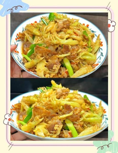 肉烧花菜怎么做_花菜炒肉先焯水还是先炒肉-第1张图片-山城妙识