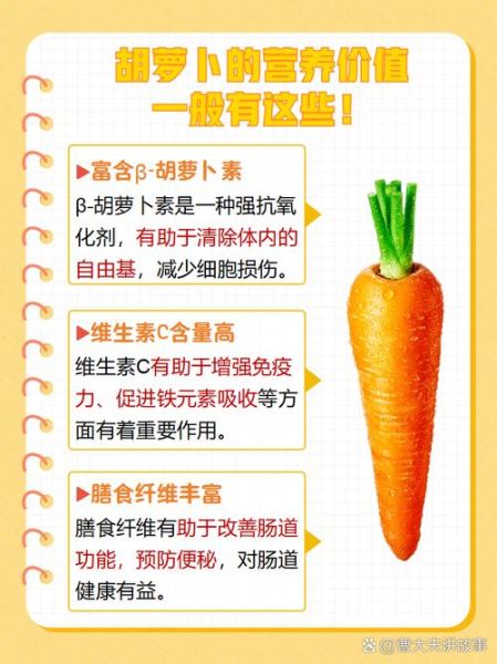 胡萝卜营养价值有哪些_胡萝卜怎么吃最有营养-第1张图片-山城妙识