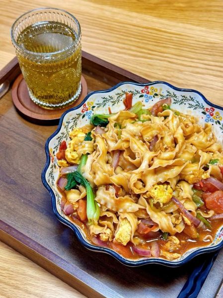 鸡蛋炒刀削面怎么做_家常做法窍门-第1张图片-山城妙识