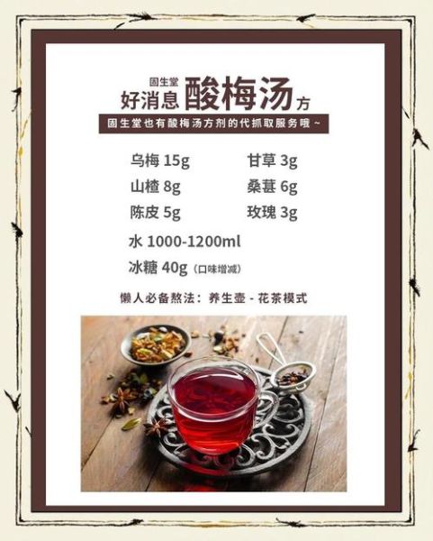 酸梅汤配方比例_8种原料怎么配-第2张图片-山城妙识 酸梅汤配方比例_8种原料怎么配-第2张图片-山城妙识