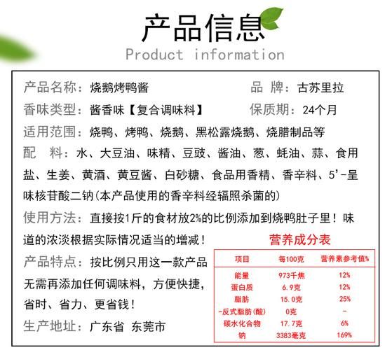 烤鸭腌料怎么配_烤鸭腌料配方比例-第3张图片-山城妙识