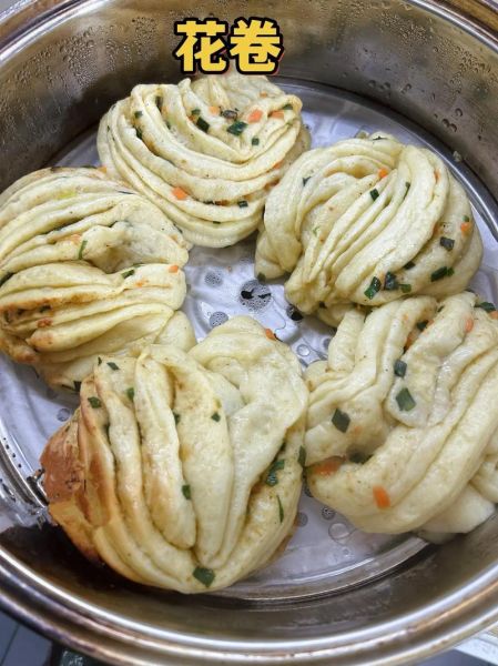 花卷怎么蒸才松软_好看的花卷图片大全图-第3张图片-山城妙识