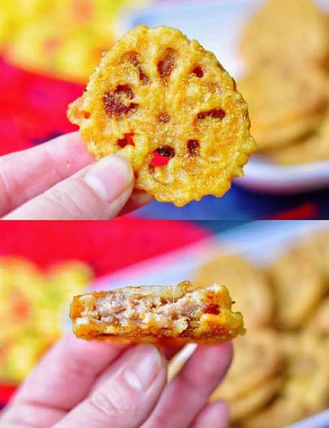 藕夹怎么炸才酥脆_藕夹馅料怎么调才香-第1张图片-山城妙识 藕夹怎么炸才酥脆_藕夹馅料怎么调才香-第1张图片-山城妙识