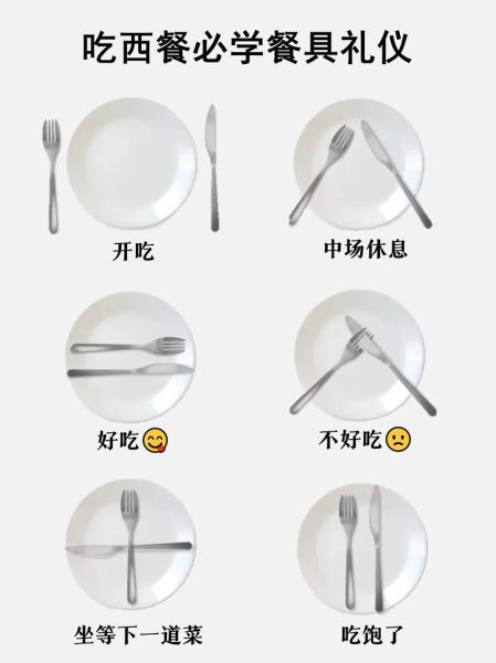 西餐刀叉怎么拿_刀叉左右手正确姿势-第2张图片-山城妙识