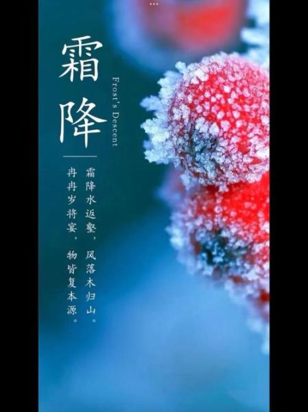 霜降的美好寓意_霜降节气有哪些传统习俗-第3张图片-山城妙识
