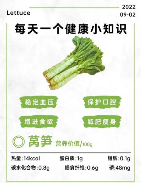莴笋热量是多少_莴笋减肥能吃吗-第3张图片-山城妙识 莴笋热量是多少_莴笋减肥能吃吗-第3张图片-山城妙识