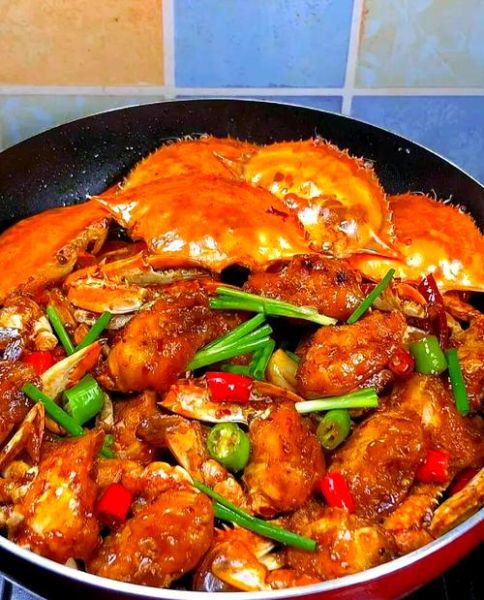 香辣梭子蟹怎么做_家常做法步骤-第2张图片-山城妙识