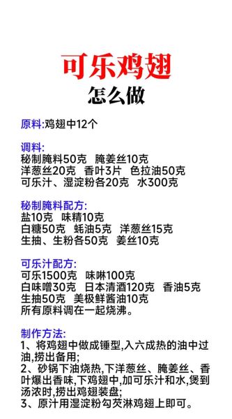 可乐鸡翅怎么做才好吃_可乐鸡翅需要哪些材料-第2张图片-山城妙识 可乐鸡翅怎么做才好吃_可乐鸡翅需要哪些材料-第2张图片-山城妙识