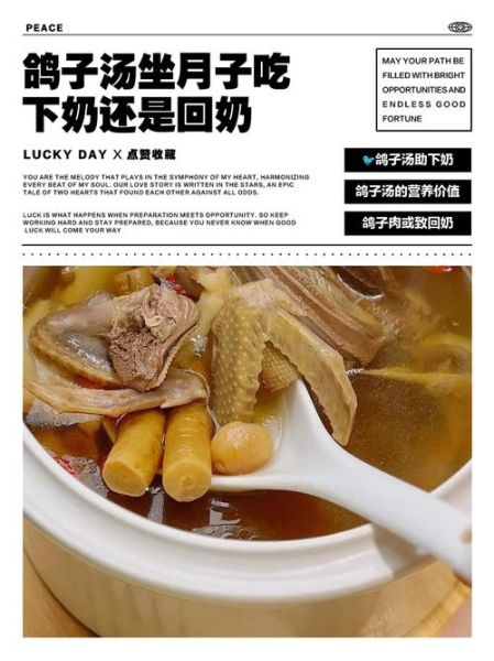 鸽子汤下奶还是回奶_哺乳期能不能喝-第1张图片-山城妙识