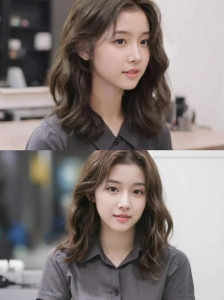 蛋卷头发型图片中长发_适合什么脸型-第1张图片-山城妙识 蛋卷头发型图片中长发_适合什么脸型-第1张图片-山城妙识