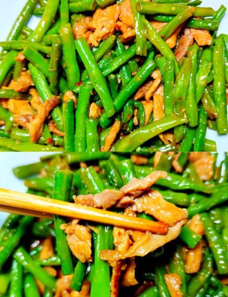 菜豆怎么做好吃_菜豆炒肉的家常做法-第2张图片-山城妙识