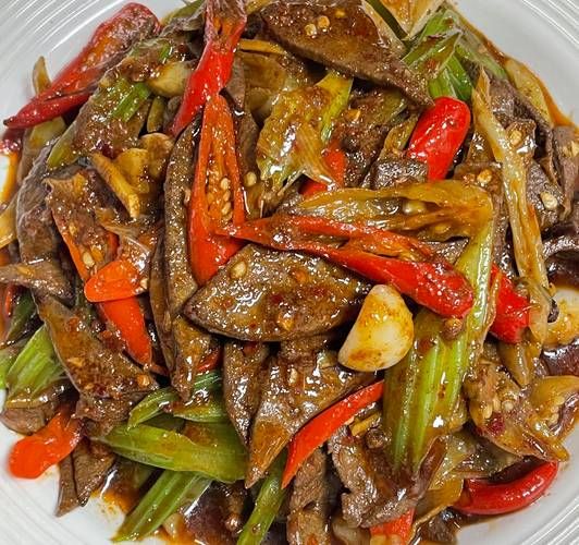 家常猪肝怎么做不腥又嫩_猪肝焯水还是直接炒-第3张图片-山城妙识