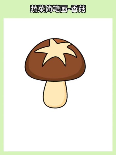 香菇青菜简笔画怎么画_香菇青菜简笔画步骤-第1张图片-山城妙识 香菇青菜简笔画怎么画_香菇青菜简笔画步骤-第1张图片-山城妙识