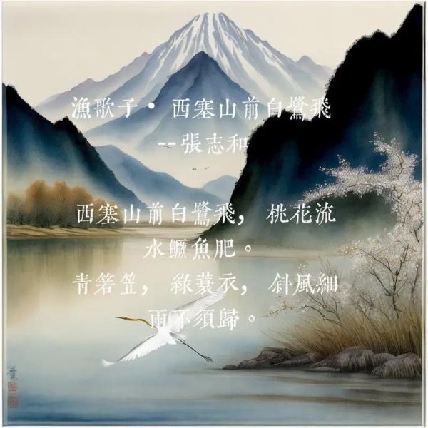 渔歌子西塞山前白鹭飞_古诗意境如何赏析-第2张图片-山城妙识 渔歌子西塞山前白鹭飞_古诗意境如何赏析-第2张图片-山城妙识