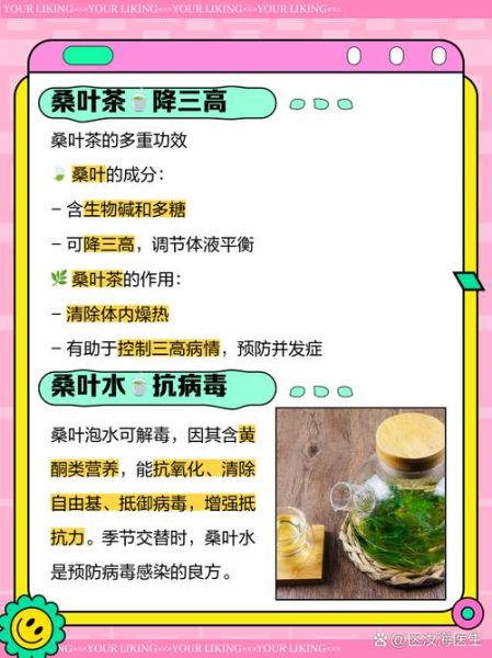 桑叶泡水喝的功效与禁忌_桑叶茶怎么喝才正确-第3张图片-山城妙识