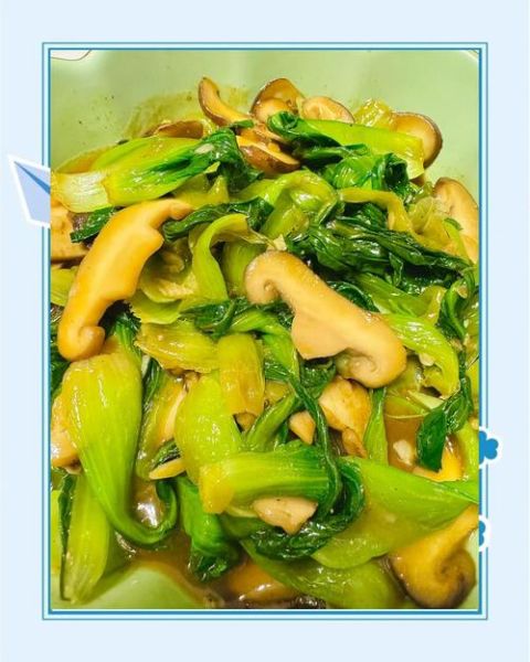 蘑菇油菜怎么炒_蘑菇油菜的家常做法-第1张图片-山城妙识