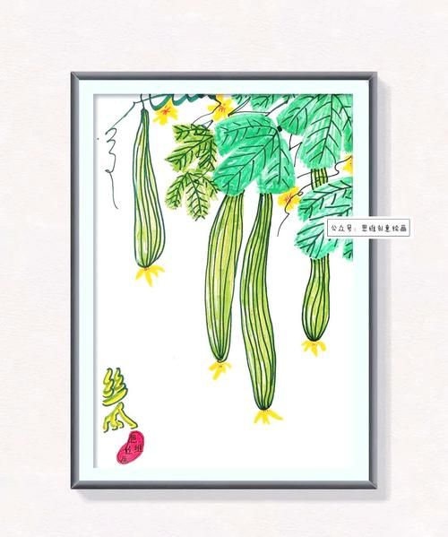 丝瓜图片大全卡通_丝瓜卡通怎么画-第2张图片-山城妙识 丝瓜图片大全卡通_丝瓜卡通怎么画-第2张图片-山城妙识