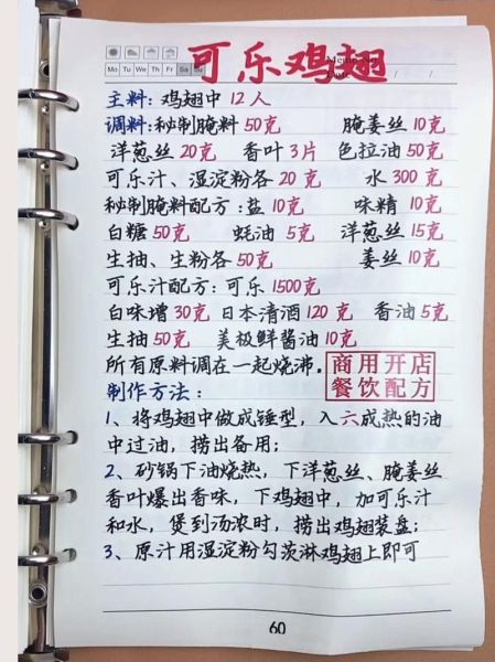 可乐鸡翅热量高吗_可乐鸡翅营养成分表-第1张图片-山城妙识 可乐鸡翅热量高吗_可乐鸡翅营养成分表-第1张图片-山城妙识