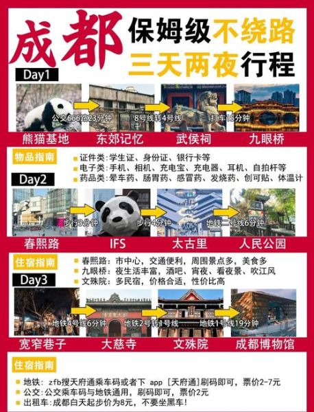 成都三日游最佳攻略及费用_成都三日游多少钱-第1张图片-山城妙识 成都三日游最佳攻略及费用_成都三日游多少钱-第1张图片-山城妙识