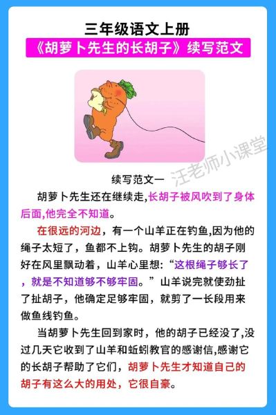 胡萝卜先生的长胡子讲了什么故事_适合几年级阅读-第2张图片-山城妙识 胡萝卜先生的长胡子讲了什么故事_适合几年级阅读-第2张图片-山城妙识