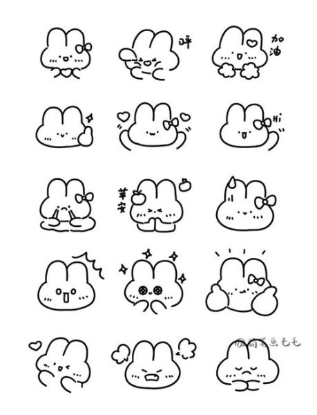 小兔子简笔画怎么画_小兔子简笔画步骤图-第1张图片-山城妙识 小兔子简笔画怎么画_小兔子简笔画步骤图-第1张图片-山城妙识