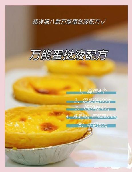 君之蛋挞液配方比例_君之蛋挞液需要烤多久-第1张图片-山城妙识 君之蛋挞液配方比例_君之蛋挞液需要烤多久-第1张图片-山城妙识