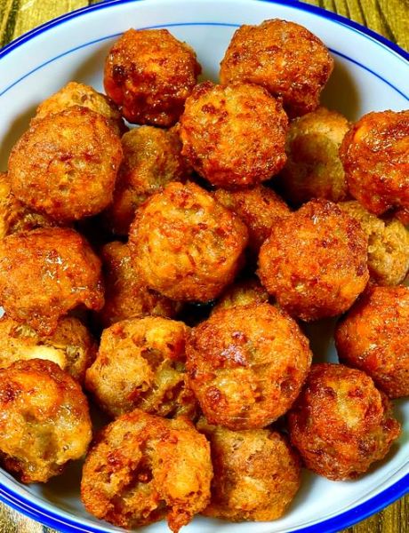 炸肉丸怎么做才外酥里嫩_炸肉丸用什么肉最好-第1张图片-山城妙识 炸肉丸怎么做才外酥里嫩_炸肉丸用什么肉最好-第1张图片-山城妙识