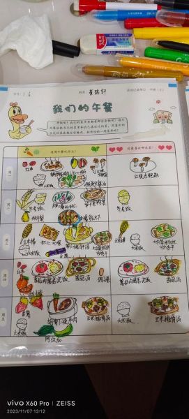 儿童一周食谱安排表怎么画_儿童画食谱表简单又好看-第3张图片-山城妙识